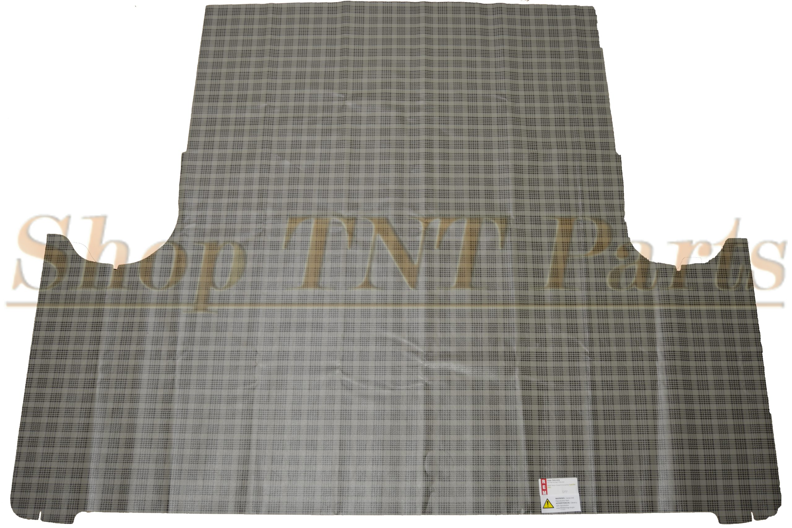 1964-1965 Ford Falcon Trunk Mat Vinyl Plaid | TNT Auto Parts LLC
