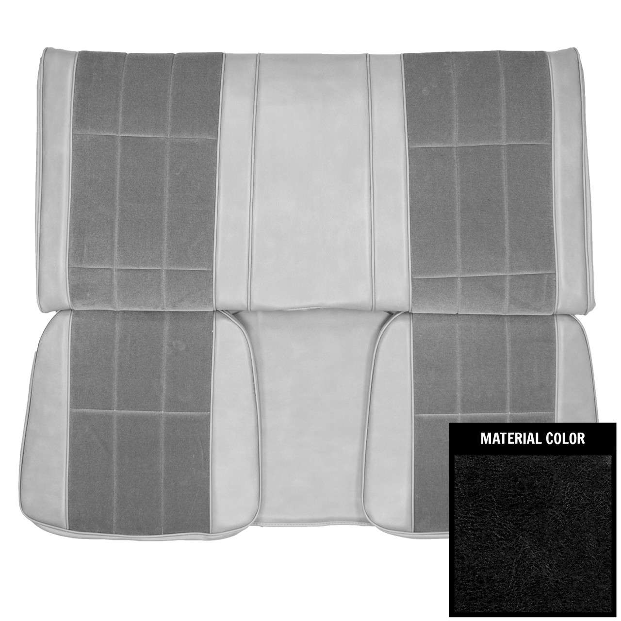 1976 Chevrolet Camaro LT & Custom Cloth Rear Seat Upholstery | TNT Auto ...