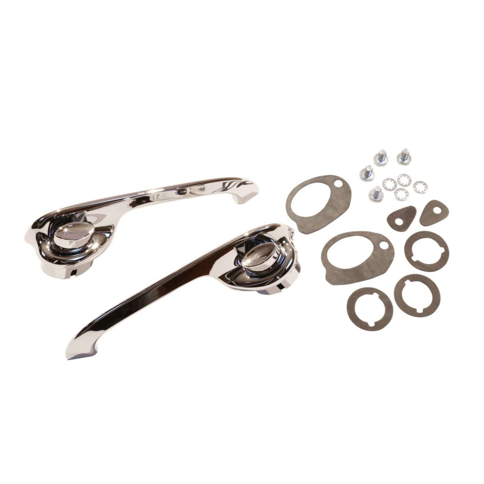 1955-1957 Chevrolet 2 Door Hardtop/Convertible Chrome Door Handles Set ...