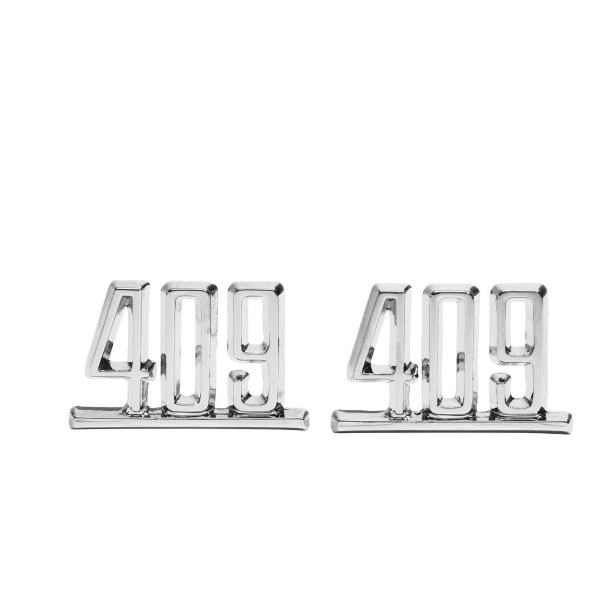 1964 Chevrolet Impala, Bel Air, Biscayne 409 Fender Emblems W/ Hardware ...