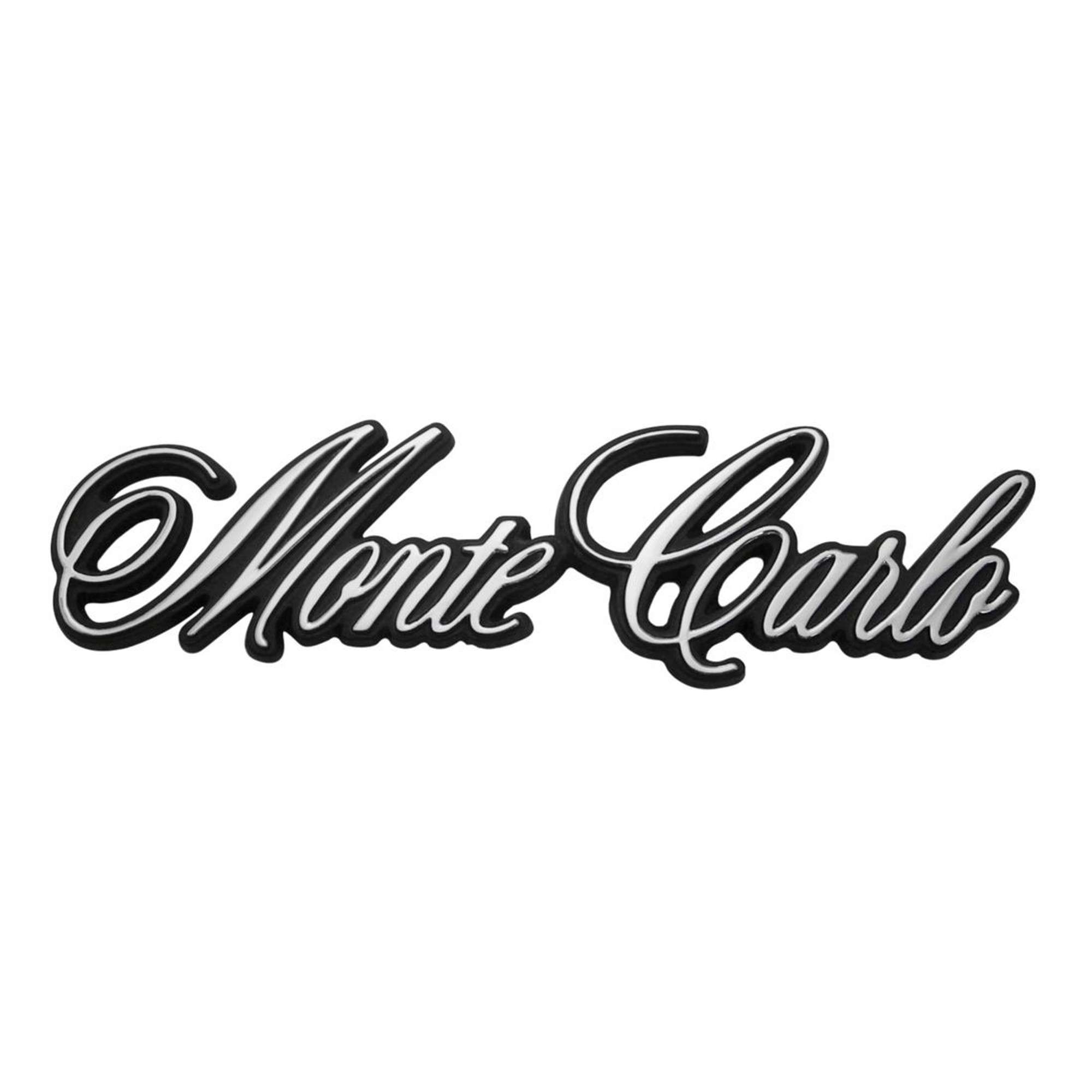 1970-1971 Chevrolet Monte Carlo Rear Panel Emblem W/ Tape | TNT Auto ...