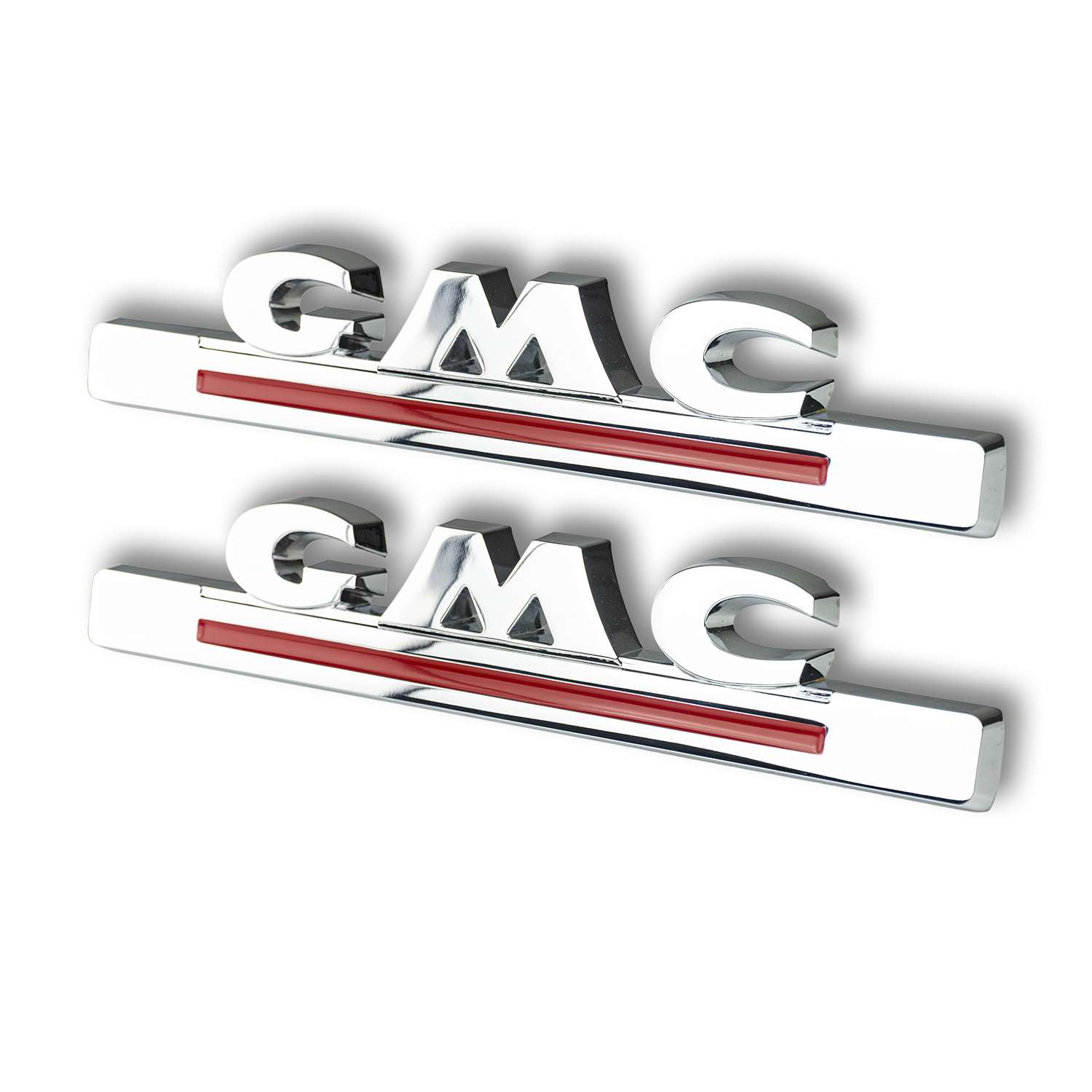 1947-1955 GMC Truck Chrome Hood Emblems Pair W/ Hardware | TNT Auto ...