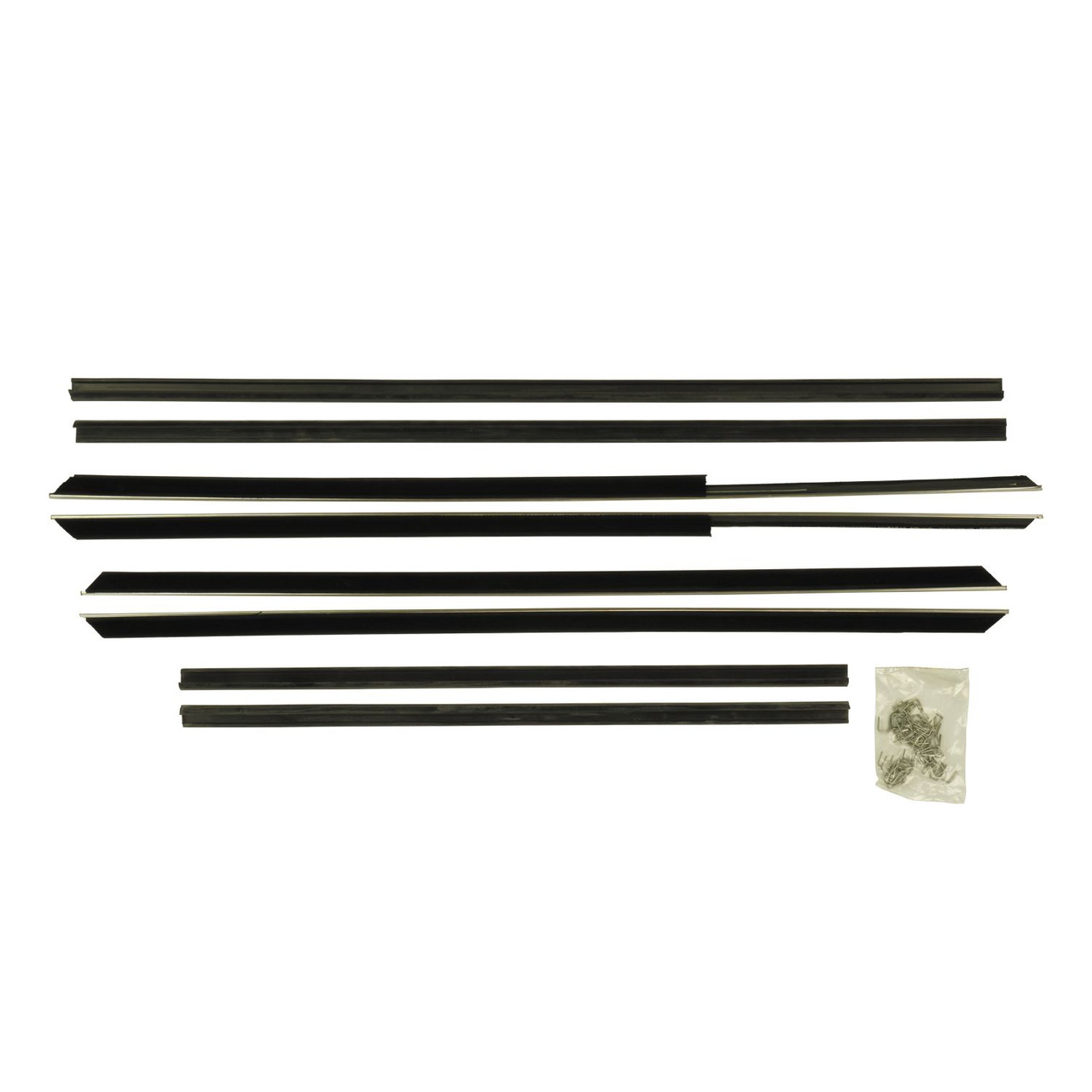 1961-1964 Chevrolet Impala 2 Door Sedan Window Felt Kit Replacement ...